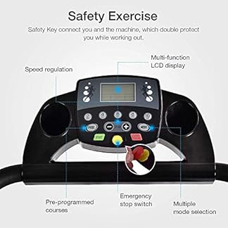 MURTISOL Electric Treadmill Folding Running Machine, Running Treadmill ...