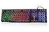 Rii RK100+ Multiple Color Rainbow LED Backlit Large Size USB Wired ...