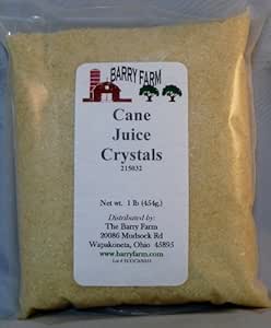 Amazon.com : Cane Juice Crystals, 1 lb. : Raw Sugar : Grocery & Gourmet ...