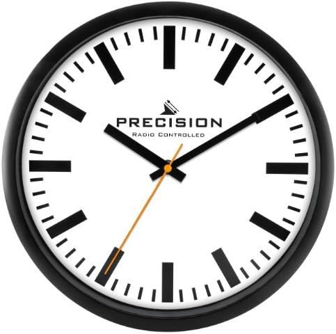 Precision Radio Controlled Stylish White Dial Wall Clock - PREC0109 ...