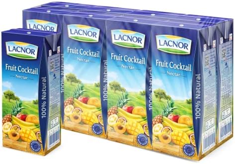Lacnor Fruit Cocktail Nectar Juice - 180 ml x 8 price in UAE | Amazon ...