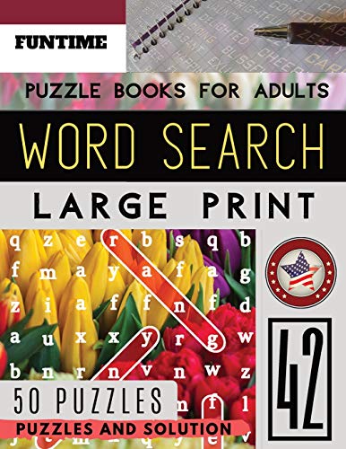 Wordsearch for Adults: FunTime Large Print Activity Book | Word search ...