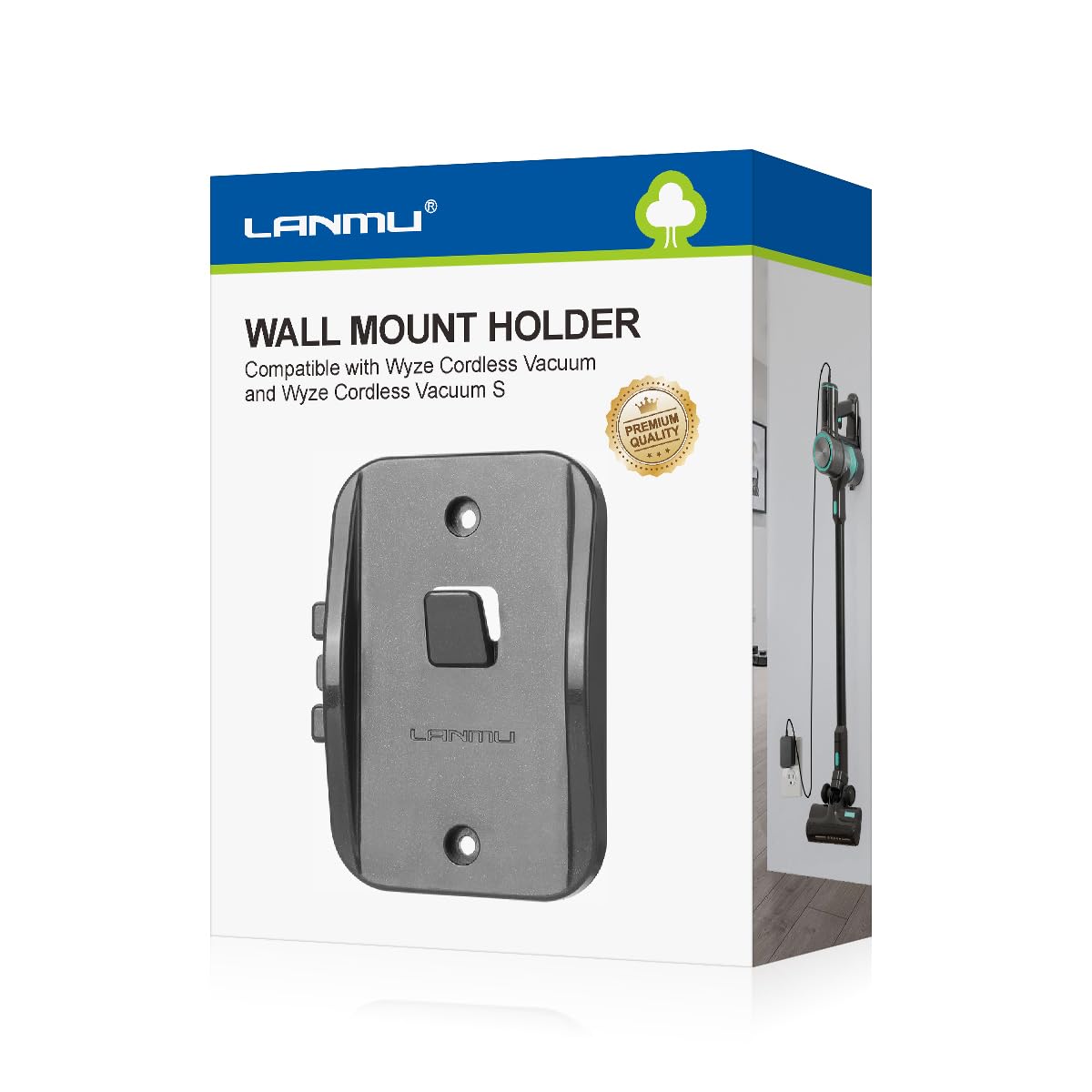 LANMU Wall Mount Holder Compatible with Wyze Cordless Vacuum & S ...