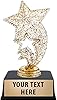 Crown Awards Star Trophies with Custom Engraving, 6" Personalized Gold ...