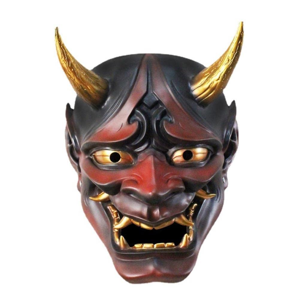 Boxwizard Samurai Oni Mask,Japanese Hannya Mask,Horror Cosplay Prajna ...