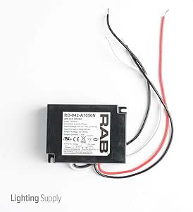 RAB Driver LED 40W 120-277V AC 1050mA 50/60Hz 15583 (RD-042-A1050N ...