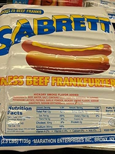 Sabrett Skinless Beef Frankfurters 40 Oz in Kuwait | Whizz Fresh
