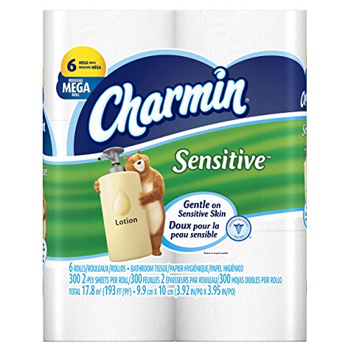 Price tracking for: Charmin Sensitive Toilet Paper, Bath Tissue, Mega ...