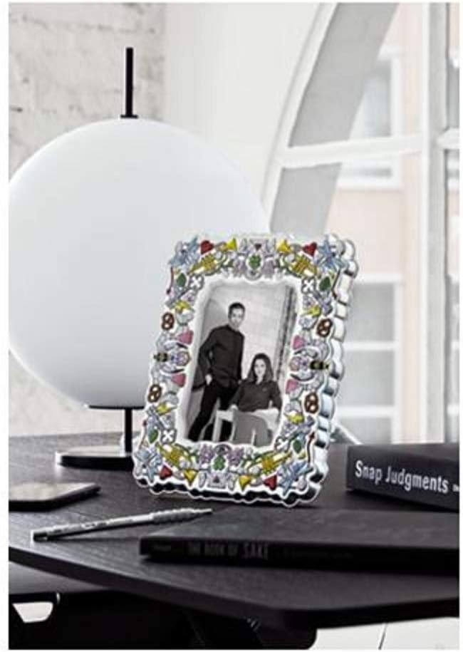 Alessi Rockcoco Sj02-Design Photo Frame in Tinplate with Decoration ...