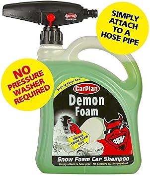 CarPlan Demon Snow Foam Car Shampoo with Gun 2 Litre: Amazon.co.uk: Car ...
