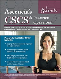 CSCS Practice Questions Test Prep Book 2019-2020: CSCS Exam Prep Review ...