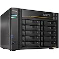Amazon.com: Asustor Lockerstor 10 Gen3 AS6810T 10 Bay NAS, AMD Ryzen ...
