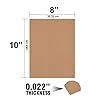 Mega Format Cardboard Sheets - Chipboard .022 Thick, Large Sheets (8" x ...
