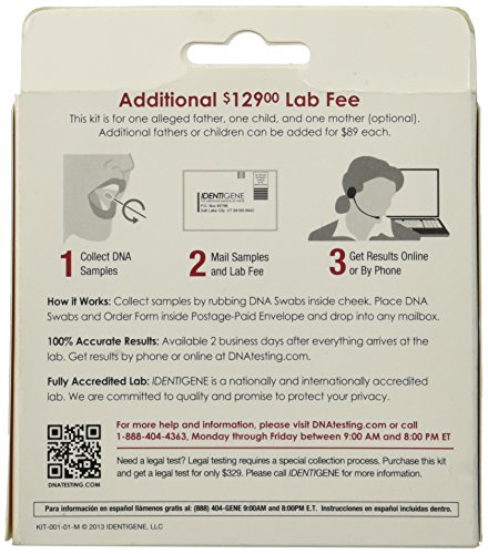 Identigene Dna Paternity Test Collection Kit - Want It All