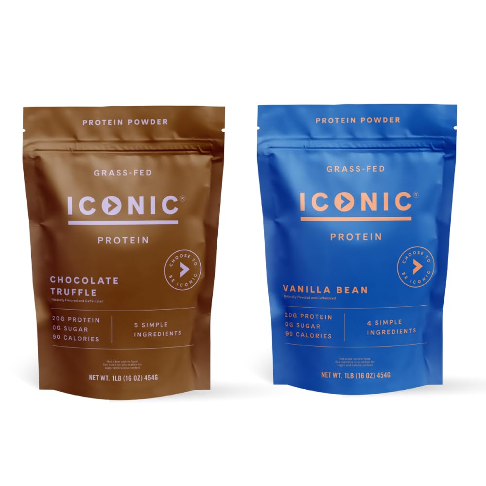 Mua ICONIC Protein Powder Bundle, Sugar Free Protein Powder and Low ...