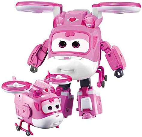 Super Wings EU740434 Deluxe Transforming- Supercharged Dizzy, Pink ...