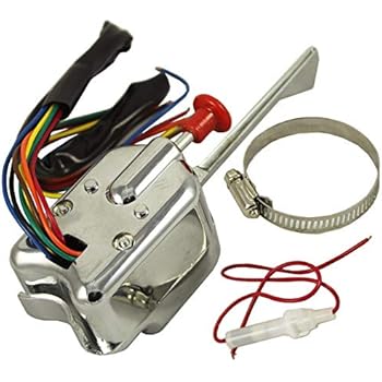Amazon.com: Universal Street Hot Rod Chrome Turn Signal Switch For ...