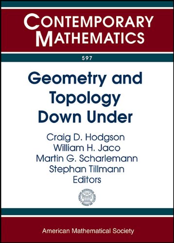 Geometry and Topology Down Under (Contemporary Mathematics) by Craig D ...