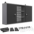 Amazon.com: JZD Steel Wall Mount Storage Cabinet System with 22 Tool ...