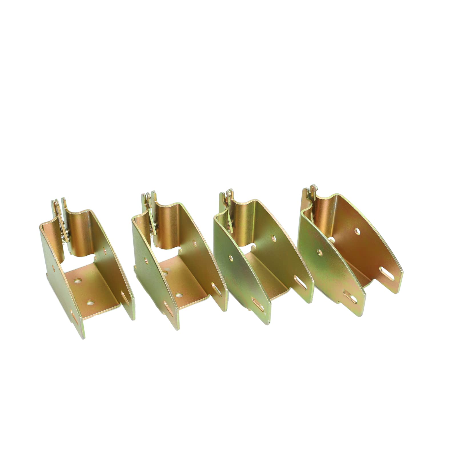 frperce 4 Pack E Track Wood Beam Socket Brackets Fittings for 2x4 & 2x6 ...