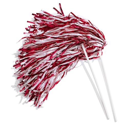 Anderson's Metallic Maroon and White Foil Textured School Spirit ...