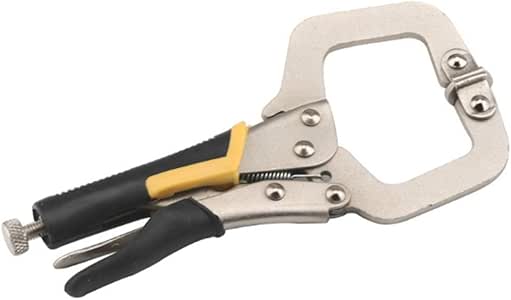 Self-Adjusting Locking C-Clamp,Woodworking Auto Adjust Face Clamp with ...