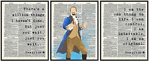 Hamilton Musical Quote Set - Motivational Inspirational Broadway Play ...