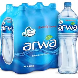 Arwa Bottled Drinking Water - 1.5 Litre (Pack of 6): Buy Online at Best Price in UAE - Amazon.ae