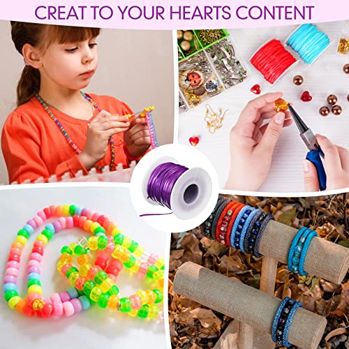 30 Rolls Lanyard String Plastic Gimp String Lacing Cord Plastic Lanyard ...