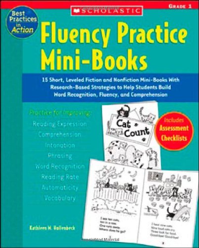 Amazon.com: Fluency Practice Mini-Books: Grade 1: 15 Short, Leveled ...