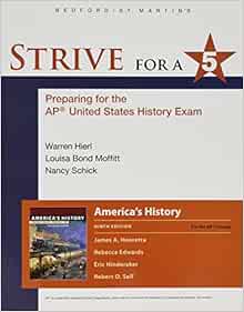 Amazon.com: Strive for a 5 for America's History: Preparing for the Ap ...