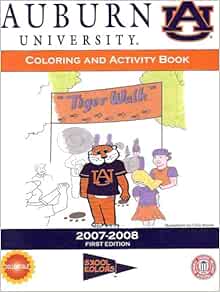 Auburn University Coloring and Activity Book: 9780979938306: Amazon.com ...