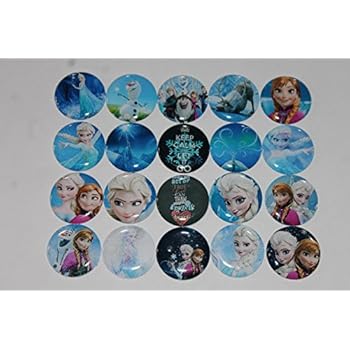 Amazon.com: Frozen Theme Inspired Refrigerator Magnets - Twenty Piece ...