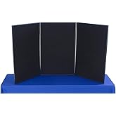 Amazon.com : Tri Fold 3-Panel Display Board, 72 x 36, with Blue Hook ...