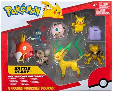 Pokemon Battle Figure Multipack (8PK: Female Pikachu, Jigglypuff #1 ...