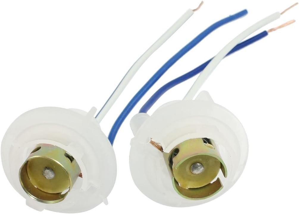 uxcell® 2 Pcs 1156 BA15S LED Bulb Socket Car Turn Signal Light Harness Wire, Pigtails & Sockets ...
