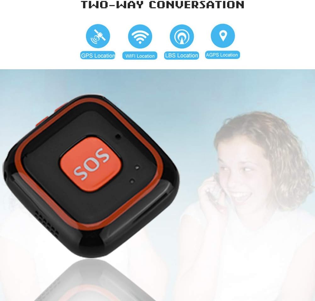 Bewinner Mini GPS Tracker, Portable Locator for Kids Personal SOS Alarm ...