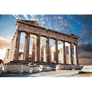 Amazon.com : AOFOTO 10x8ft Acropolis of Athens Backdrop Parthenon ...