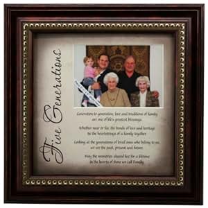 Amazon.com - 5 Generations Frame and Poem - Gift for Great Grandparents ...