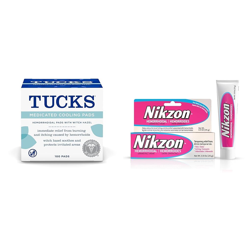 Mua TUCKS Medicated Cooling Pads, 100 Count and Nikzon Hemorrhoid ...