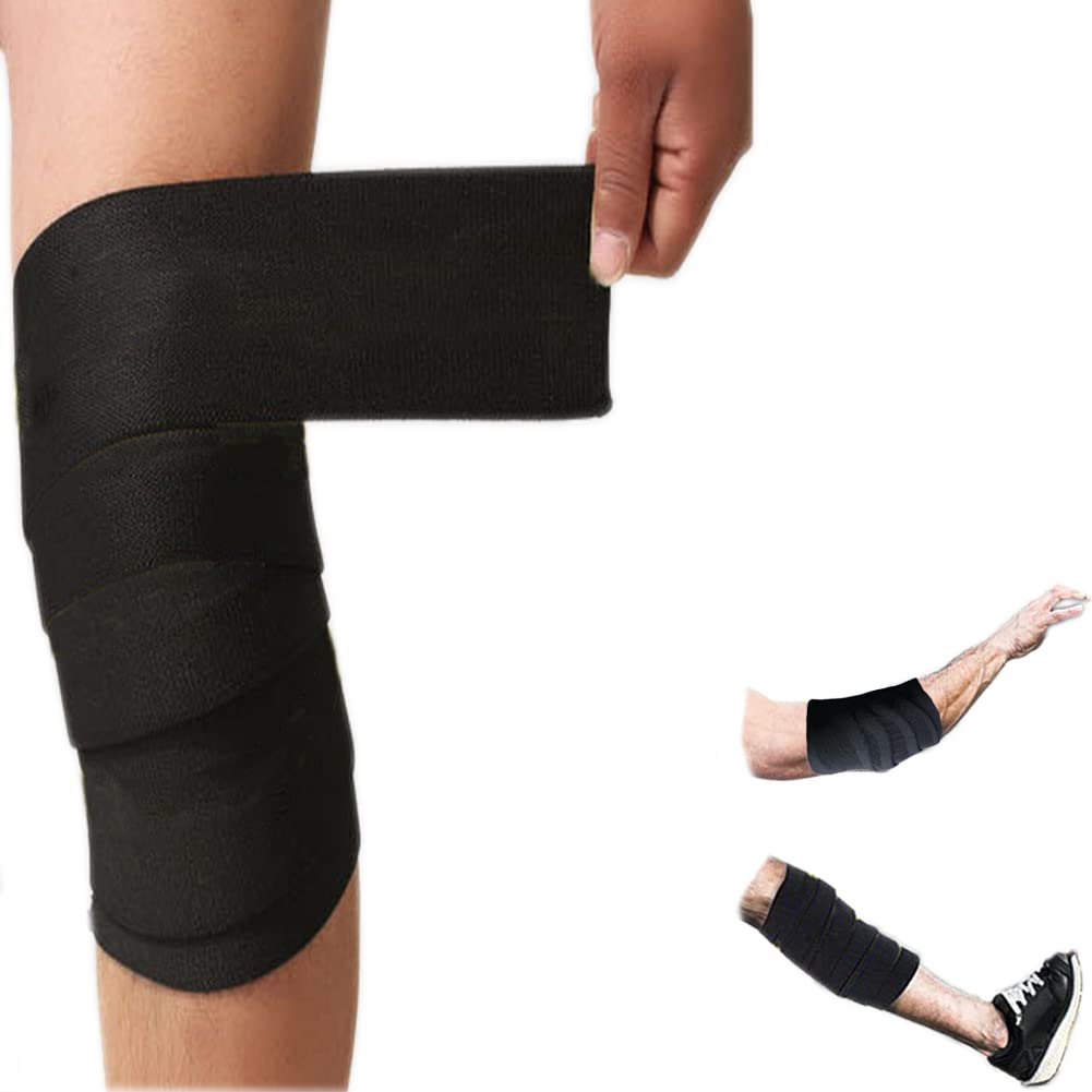 Mua BANWMEN Elastic Knee Compress Wrap Bandage for Knee Thigh Calf Pain ...