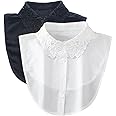 NFZUNW 2 Pcs Women's Fake Collars,Decorative Shirt Blouse Dickey Collar ...