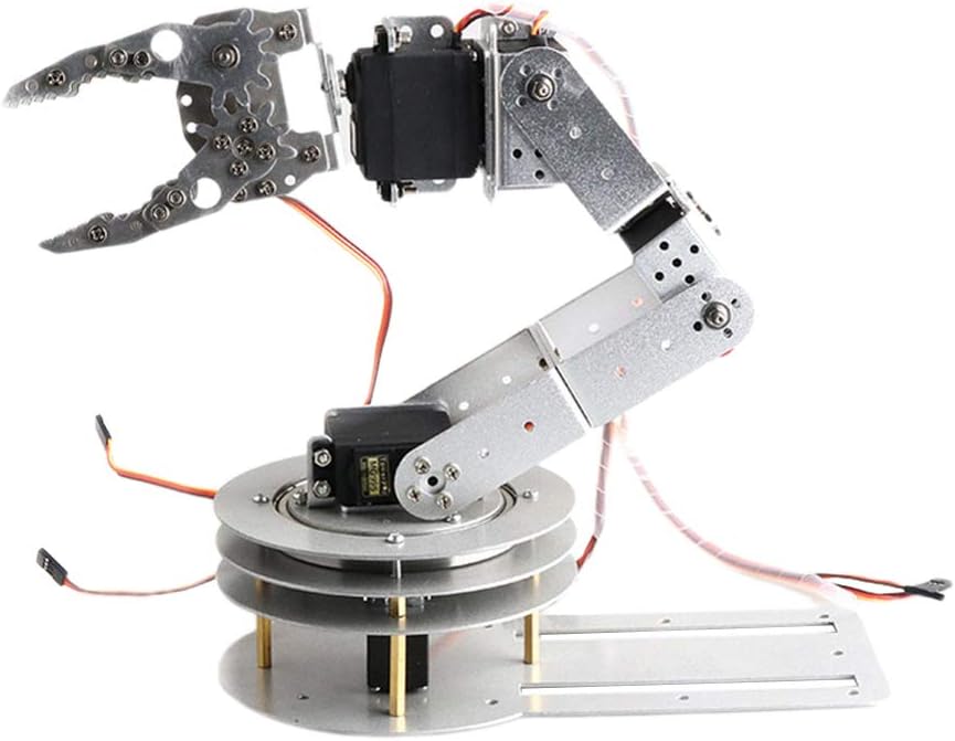 Almencla Aluminium Robot Arm - Mechanical Robotic Clamp Claw Kits (Non ...