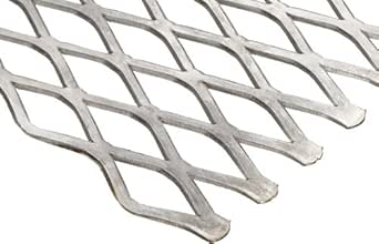 304 Stainless Steel Flat Expanded Sheet, Unpolished (Mill) Finish, 48 ...