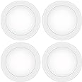 4 Pack 6 Inch LED Disk Light, Dimmable Flush Mount Ceiling Lights ...