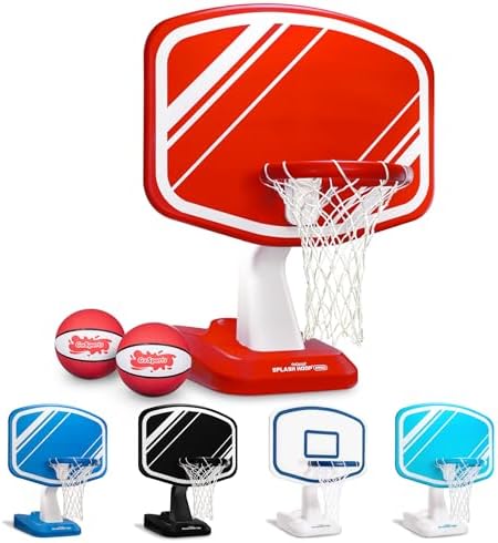 GoSports Splash Hoop Swimming Pool Basketball Game, Includes Poolside ...