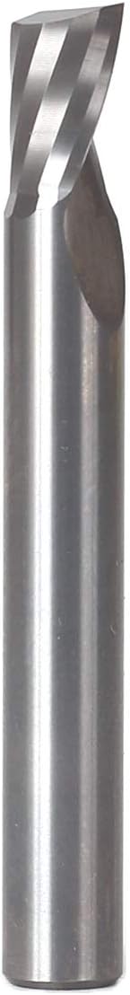 Yonico 31015-SC 1/4-Inch Diameter O Flute Upcut Spiral End Mill CNC ...