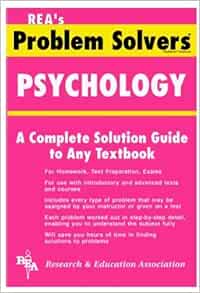 Amazon.com: Psychology Problem Solver (Problem Solvers Solution Guides ...
