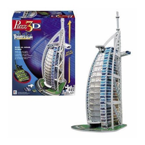 Hasbro Gaming Puzzle 3D Burj Al Arab, Dubai in Kuwait | Whizz Brain Teasers
