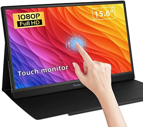 Portable Monitor Touchscreen,15.6 Inch 1920 * 1080 IPS Screen USBC ...